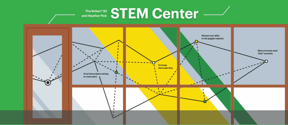 STEM Center Gift Bridges Disciplines - Reaching New Heights